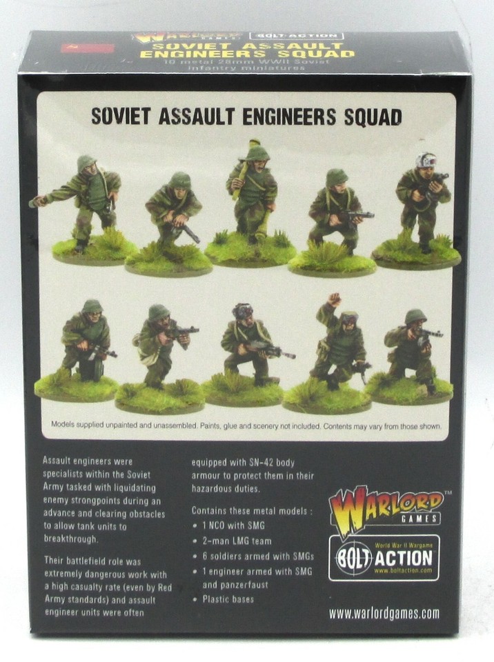 Bolt Action 402214003 Soviet Assault Engineers Squad (WWII) Pioneers Infantry | eBay