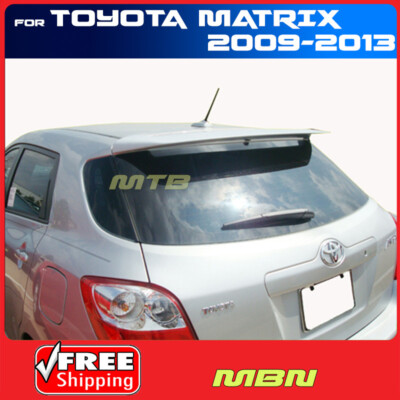 For 09+ Toyota Matrix Rear Top Trunk Roof Spoiler Painted 1G3 MAGNETIC ...