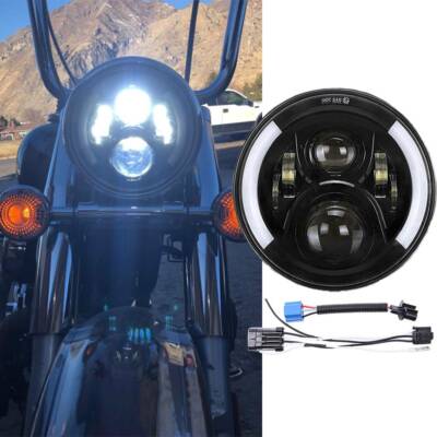 For Yamaha Road Star Midnight Silverado XV 1600 1700 7" inch LED ...