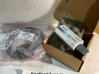 NEW Philips Test Load 50 Ohm M3725A + Cable Pad Cable Plug Connector ...