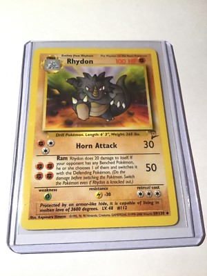 RHYDON - Base Set 2 - 59/130 - Uncommon - Pokemon Card - Unlimited ...