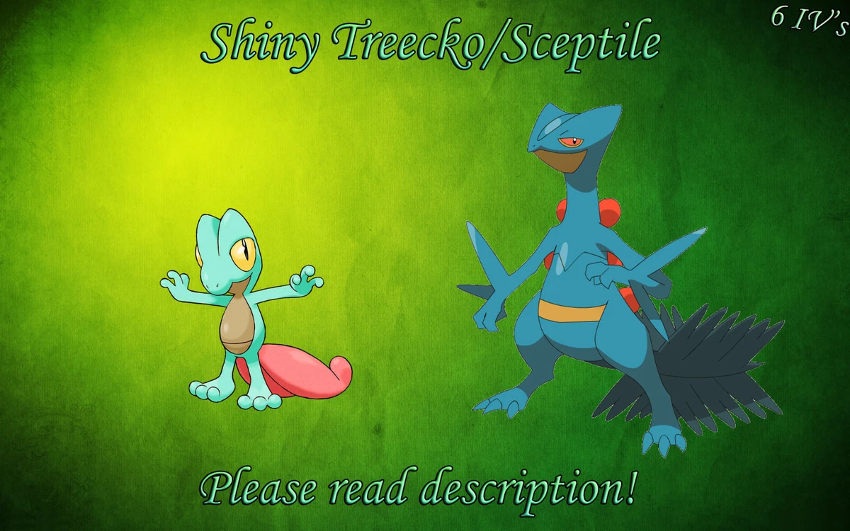 Shiny Treecko Pokemon