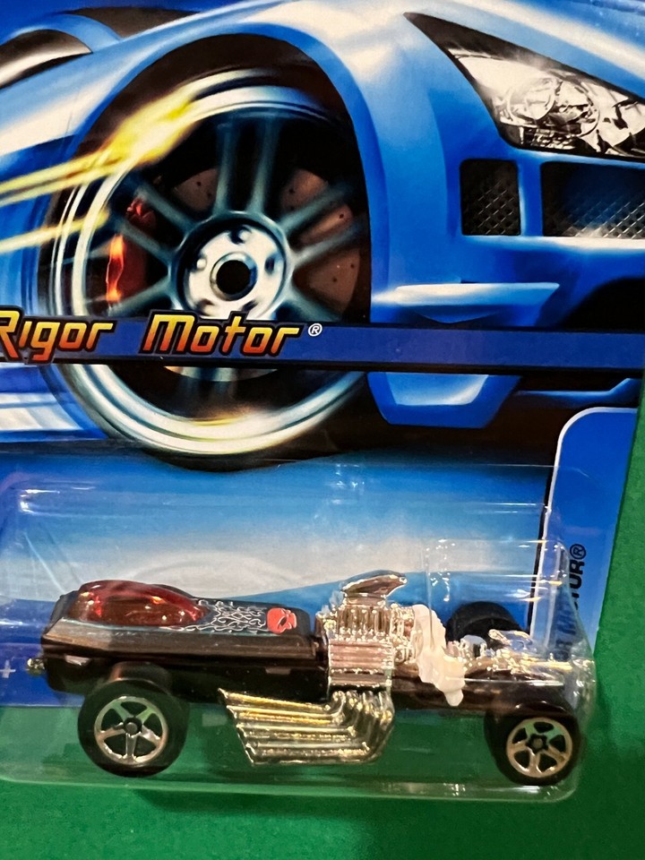 Hot Wheels '05 Rigor Motor Coffin Custom Car 1/64 Diecast Mint on Card ...