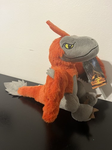Jurassic World Dominion Pyroraptor Dinosaur Raptor Plush 9" Just Play ...