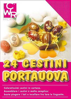 CESTINI IN CARTONE PORTA UOVA DA ASSEMBLARE CF.24 PZ. | eBay