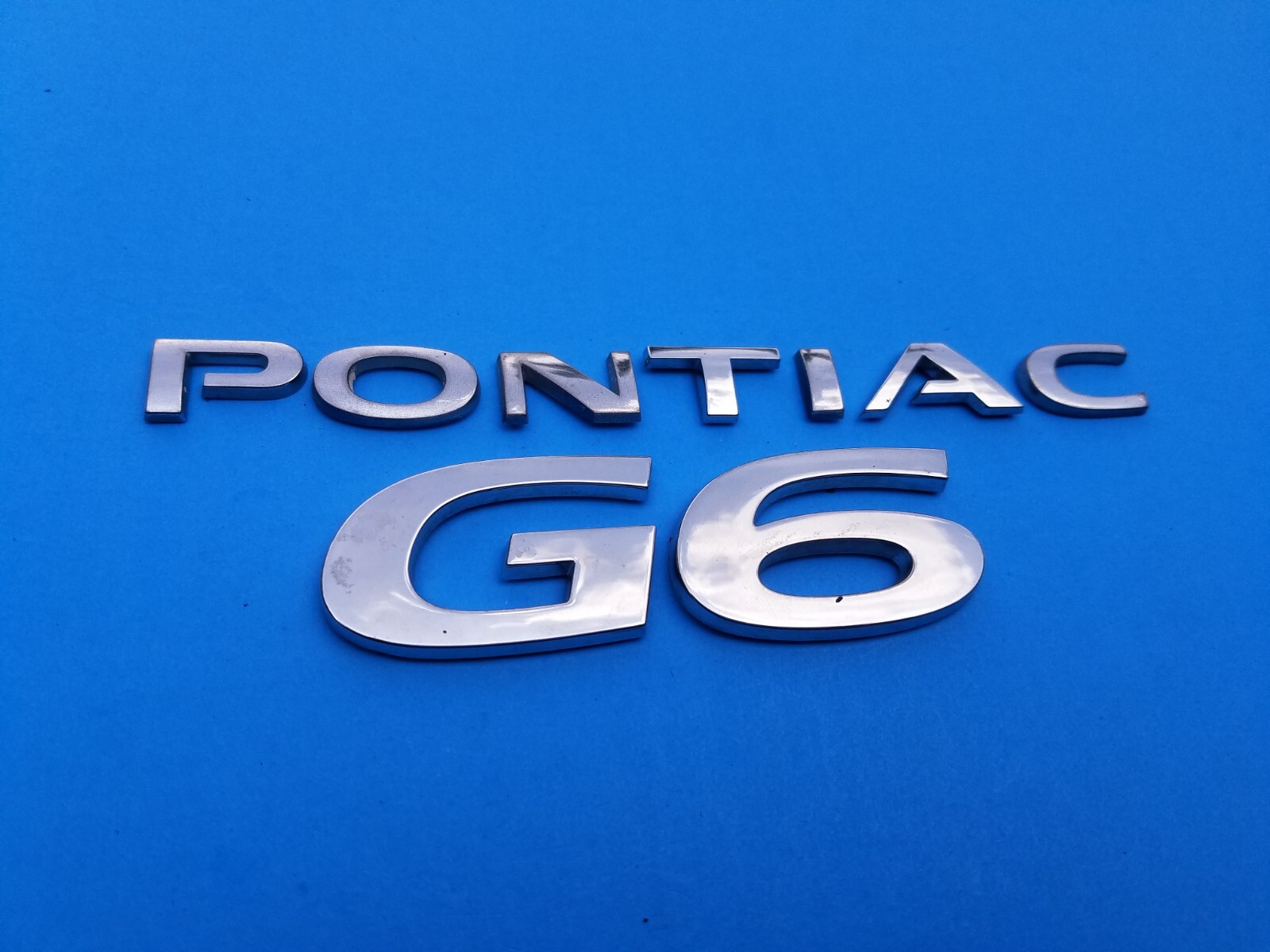 05 06 07 08 09 10 PONTIAC G6 REAR TRUNK LID EMBLEM LOGO BADGE SYMBOL ...