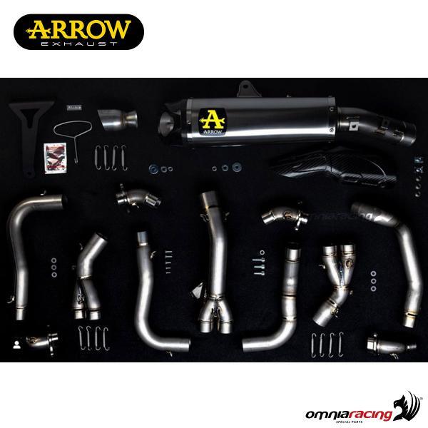 Arrow exhaust GP2 steel alloy dark approved for Honda CB300R 2018-2020 ...