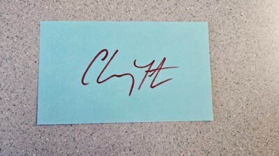 CHANNING TATUM SIGNED TEAL 3x5 INDEX CARD AUTOGRAPH | eBay