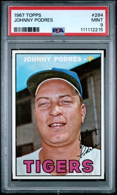 1967 TOPPS #284 JOHNNY PODRES PSA 9 | eBay