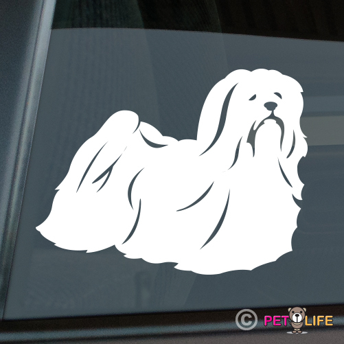 Lhasa Apso Sticker Die Cut Vinyl | eBay