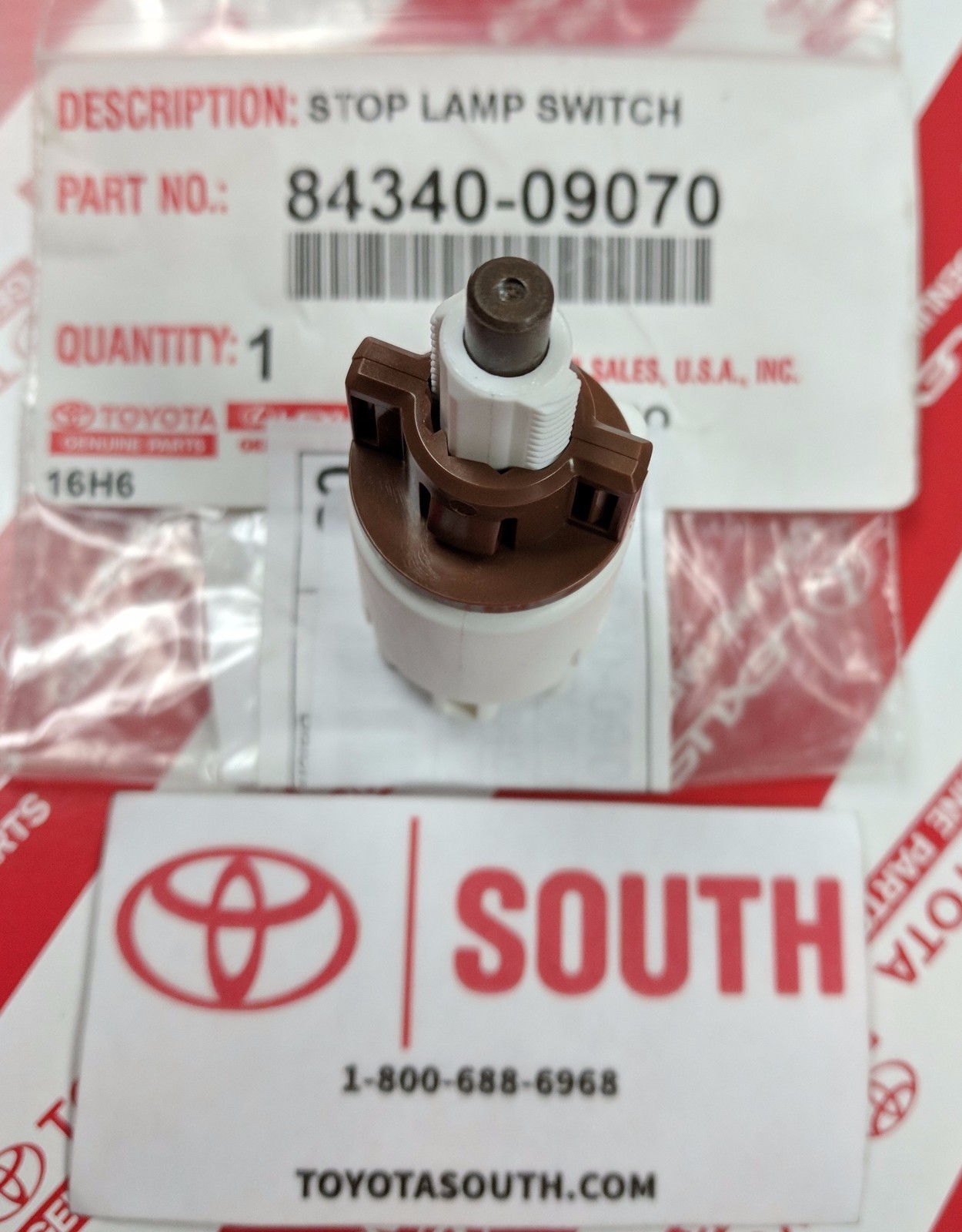 OEM Toyota Brake Light Switch 84340-09310 Avalon Camry Sienna Rav4 ...