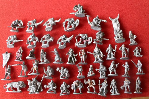 Grenadier Models Miniatures Pre Slotta Metal Figures Fantasy Orcs Elves ...