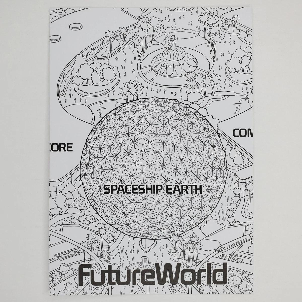 Epcot Disney World Drawing