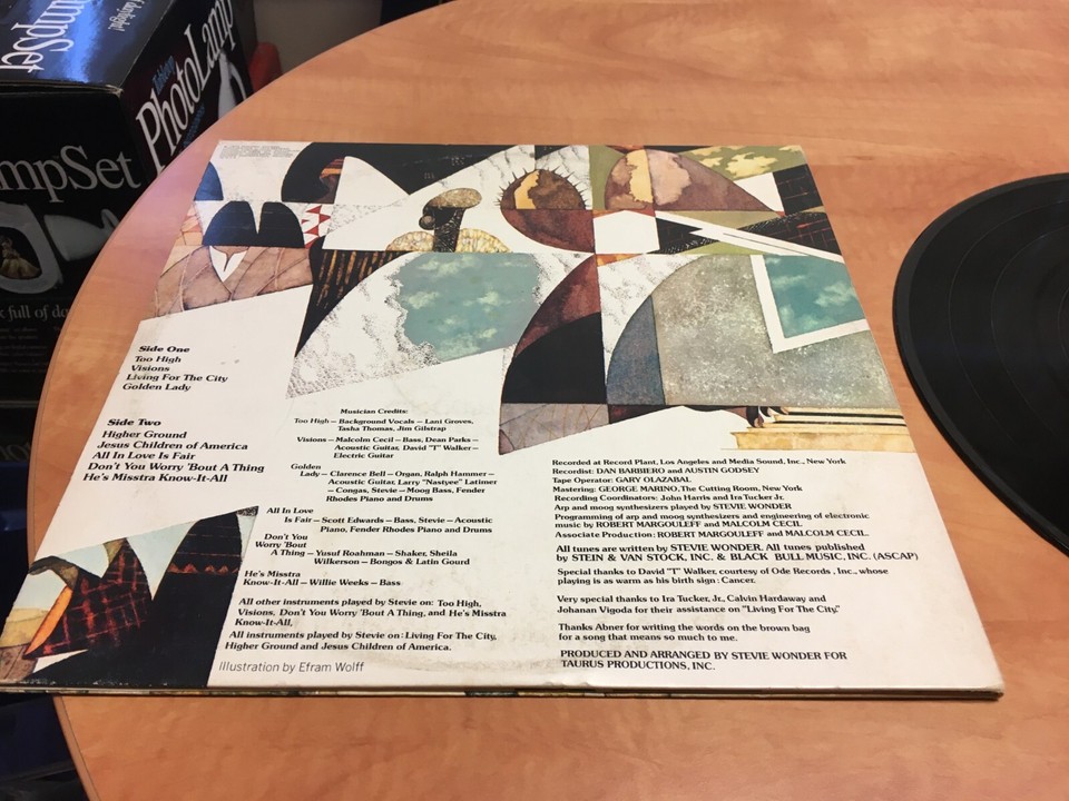 STEVIE WONDER LP Innervisions 1973 Tamla Records T6-326S1 | eBay