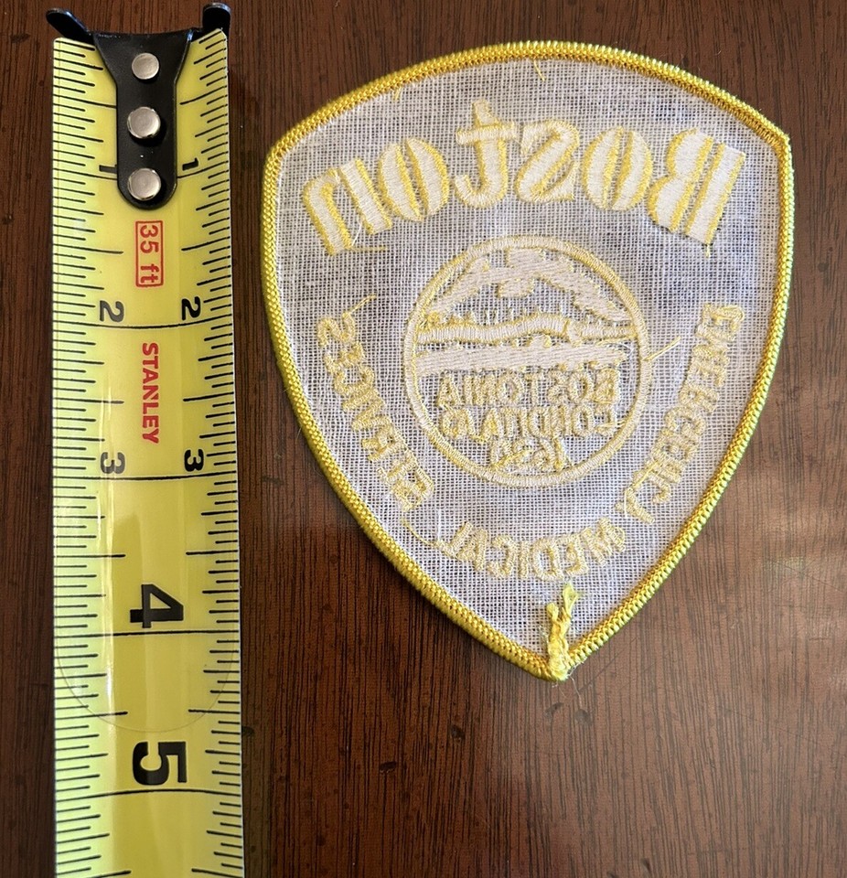 Massachusetts - Boston EMS Paramedic MA Fire Dept Patch - Collectable ...