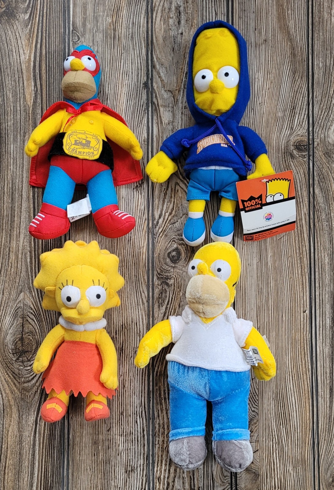 Simpsons Plush Lot Lisa Simpson Sideshow Bob Bart Simpson, 49% OFF