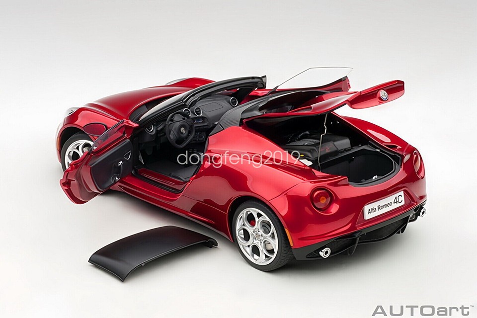 AUTOart 1/18 Alfa Romeo 4C Red Diecast Car Model Toy Gift | eBay