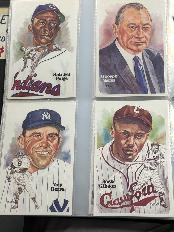 1980-2001 PEREZ STEELE BASEBALL HALL OF FAME POSTCARD SET 1-211 (Series ...