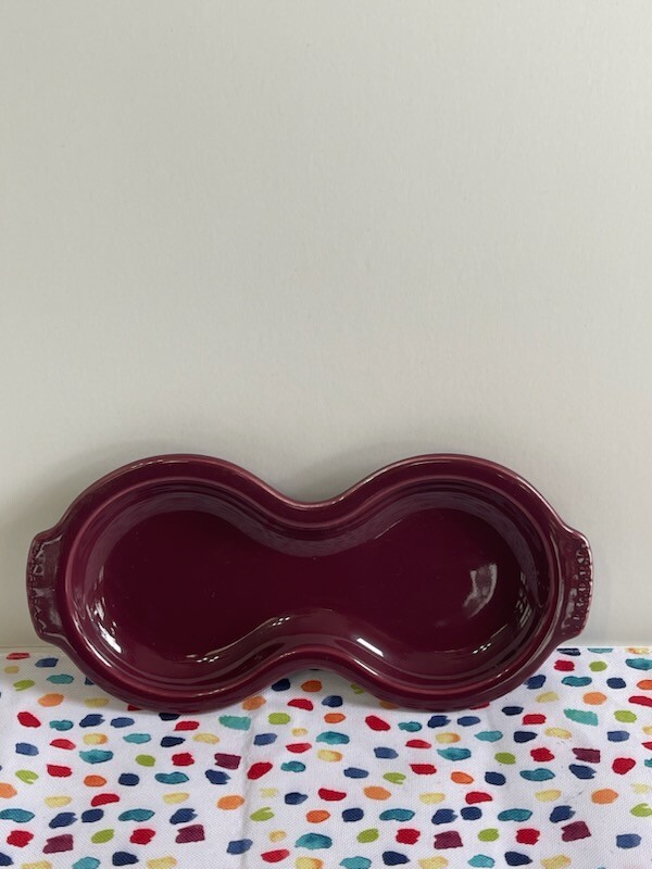 Fiestaware Claret Figure 8 Tray Fiesta Retired 10 inch Tray | eBay