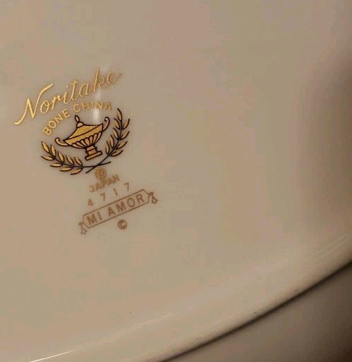 Noritake Vintage Mi Amor Bone China 10" Oval Vegetable/Salad Bowl ...