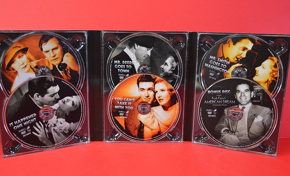 PREMIERE FRANK CAPRA COLLECTION '6 (NM-) DVDs/ Movies Box Set w/Booklet ...