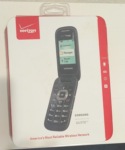 Samsung Gusto 3 SM-B311V Basic Flip Verizon Wireless GPS Cell Phone ...