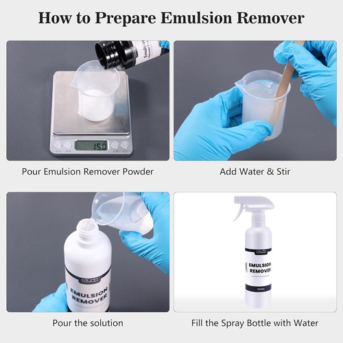 Caydo Screen Printing Emulsion Remover Kit Includes Silk Multicolor | eBay