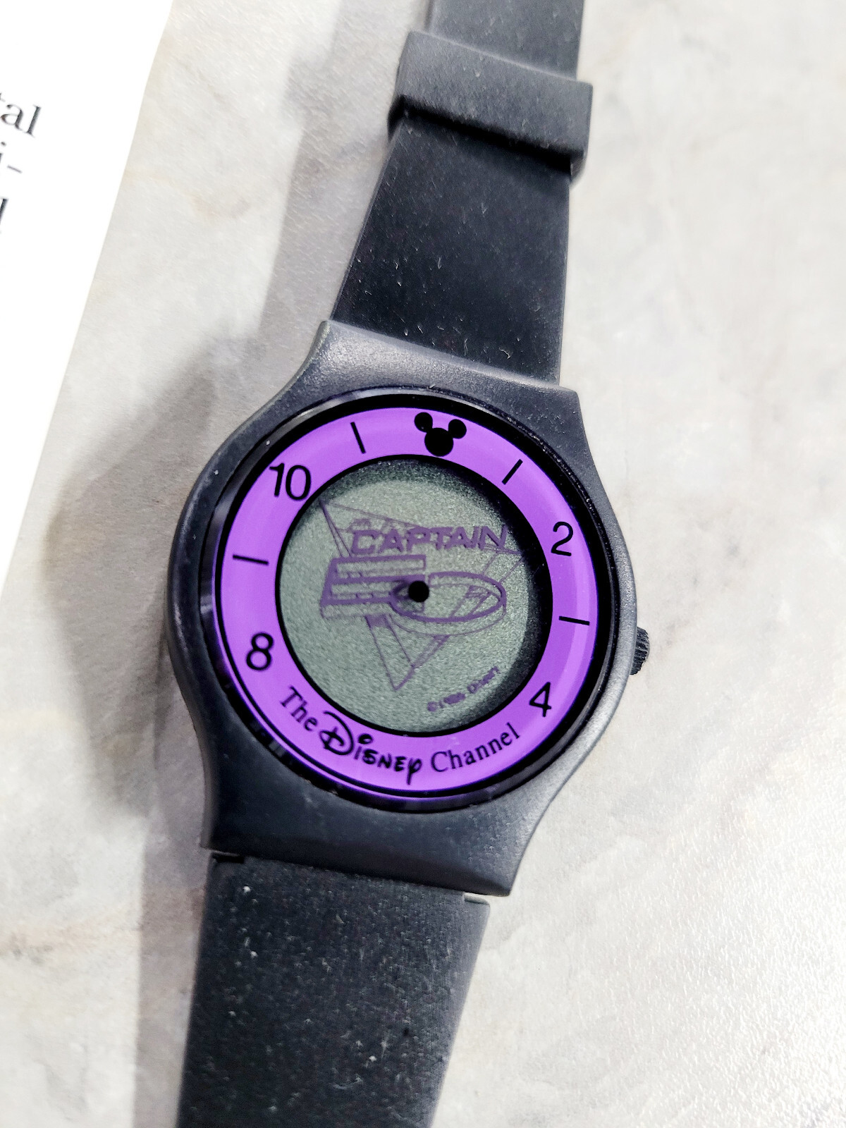 Vintage 1986 Michael Jackson Captain EO Disney Channel Liquid Crystal Watch