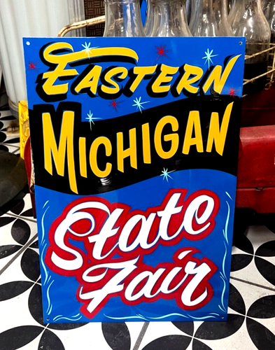 Order your PERSONALIZED Hand Painted Vintage Style STATE FAIR SIGN Park ...