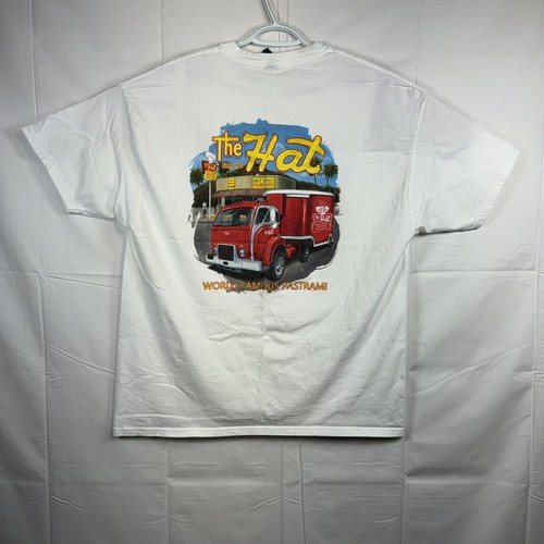 The Hat World Famous Pastrami Logo Graphic T-Shirt 70 Years Men 2XL ...