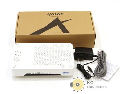 Halny GPON ONT HL-4GXV-F w/ 4x Gigabit LAN, WiFi 6, 2x2 2.4GHz 5GHz ...