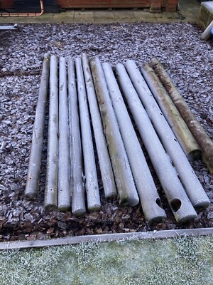 Machine Round Timber Poles/Bollards Pressure Treated | eBay UK