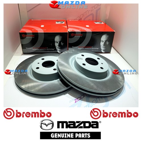 Brembo Front Brake Rotor L&R by Mazda genuine fits 2016-2025 Miata MX-5 ...