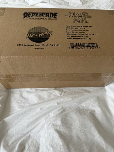 New Wave Toys Space Ace Replicade Black Edition Arcade 1/6 Video Game ...