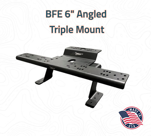 BFE TRIPLE Stack Angled Over Pedal Mount 6” | eBay