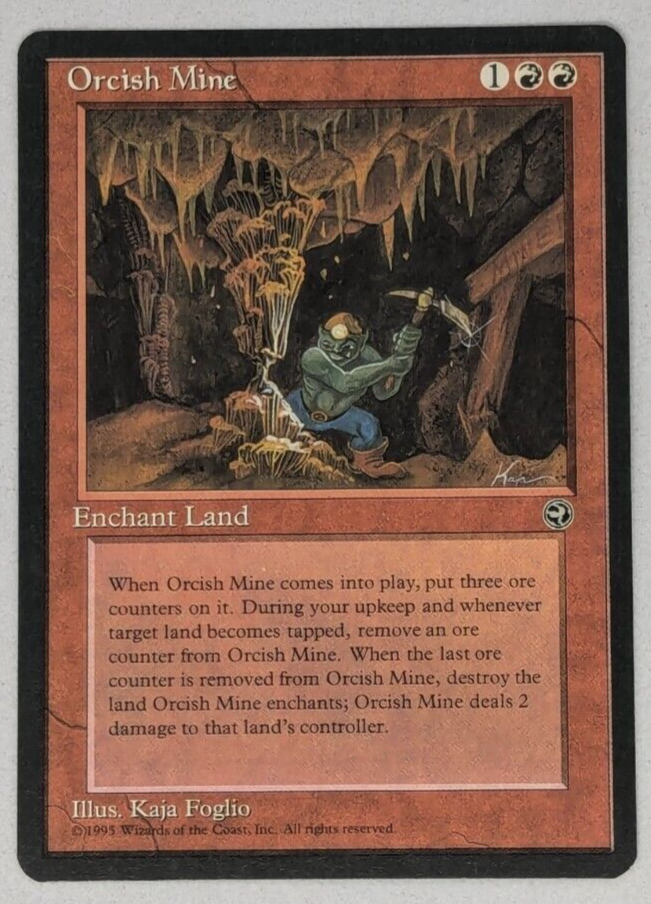 Orcish Mine Magic The Gathering Homelands MTG Card Played | eBay