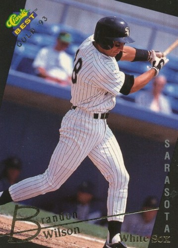 #080 SARASOTA WHITE SOX # BRANDON WILSON BASEBALL CARD CLASSIC BEST ...