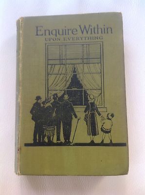 Enquire Within Upon Everything - 113th Edition | eBay Australia
