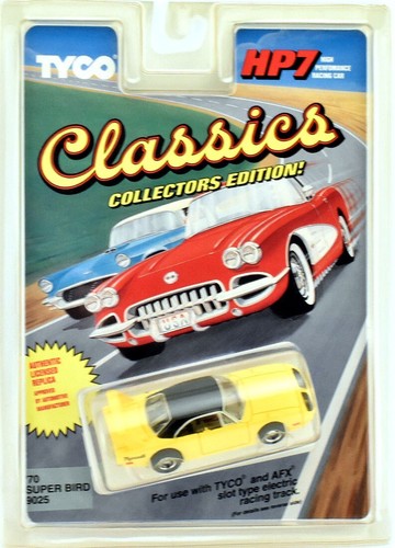 Tyco HP7 Yellow '70 Plymouth Superbird HO Slot Car #9025 DISC NOS 440 ...