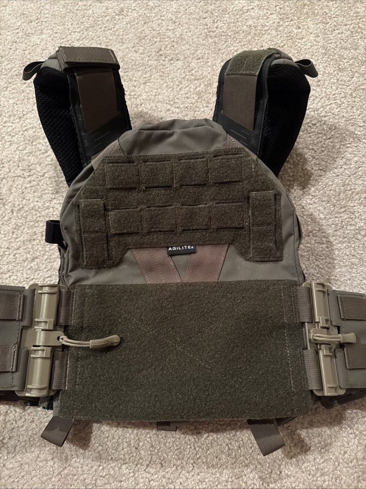 Agilite K-Zero Plate Carrier Ranger Green Medium w/ First Spear Tubes ...