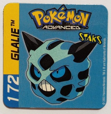 Pokemon Advanced Staks - Panini 2003 / n.172 Glalie/Card Magnetic | eBay
