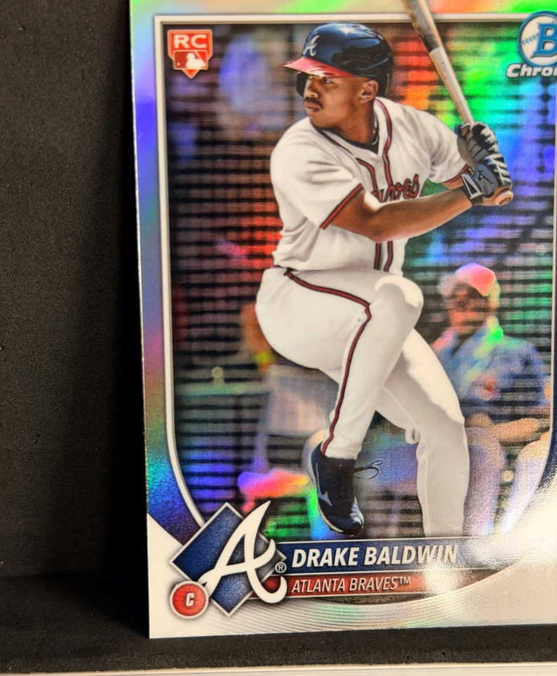 2025 Bowman Chrome - Drake Baldwin #75 Sp Rookie Red Rc Variation (RC ...
