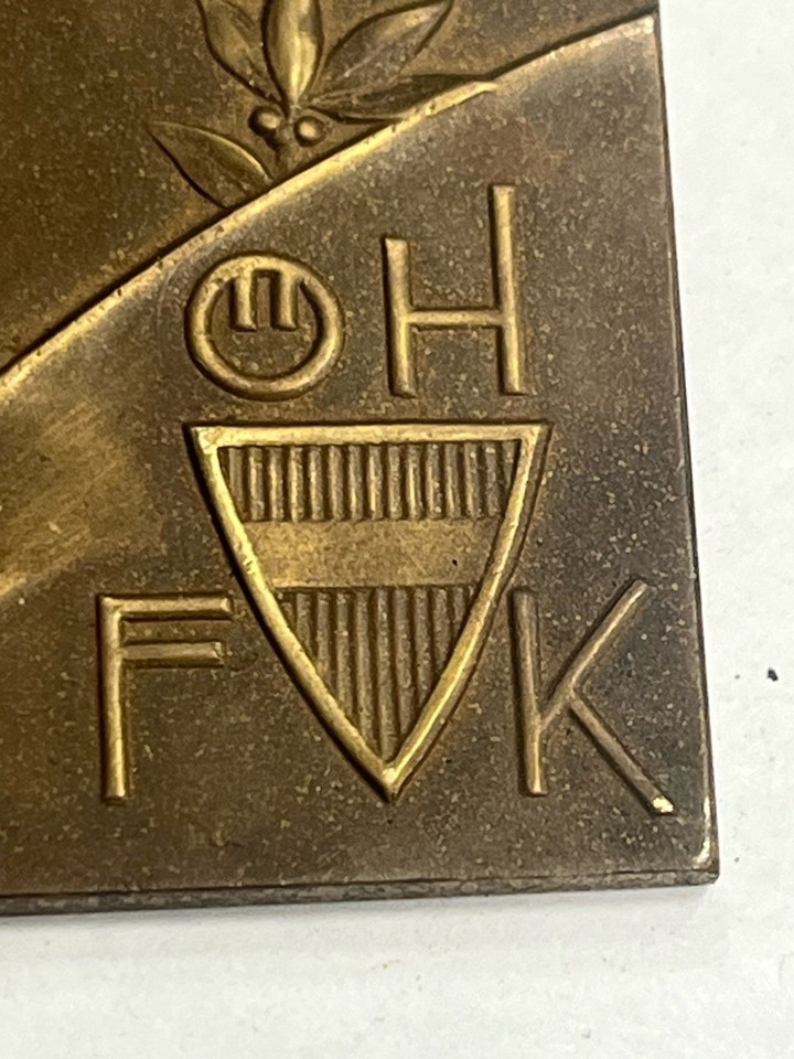 Original WW2 1935 German Sports Olympic Austrian Vienna Medal Medallion ...