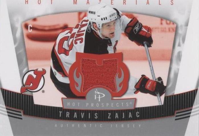 2006-07 Fleer Hot Prospects - Hot Materials Travis Zajac #HM-TZ (MEM ...