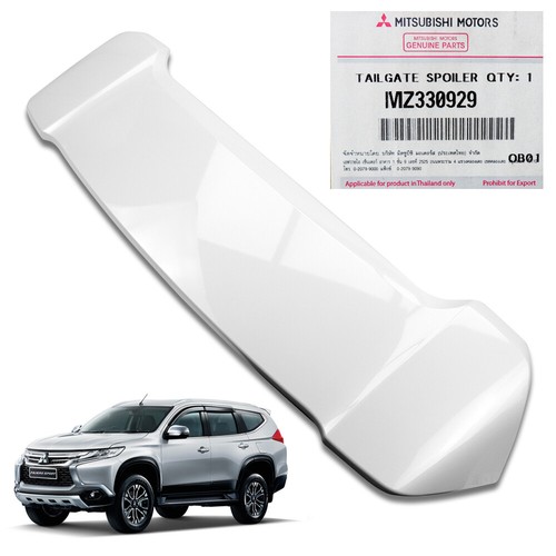 Genuine Rear Spoiler White Pearl Fits Mitsubishi Pajero Montero Sport ...
