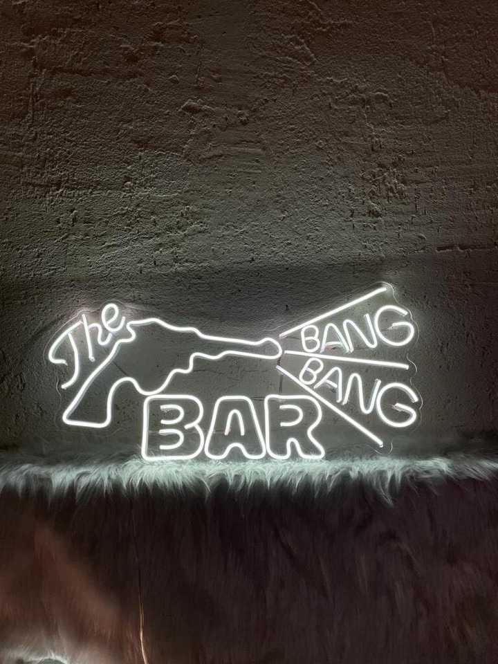 The bang bang bar led neon sign, Twin Peaks Personalized Led Neon ...