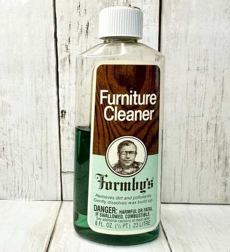 Vintage FORMBY'S Furniture Cleaner~Removes Wax Build Up Green~8 fl oz ...