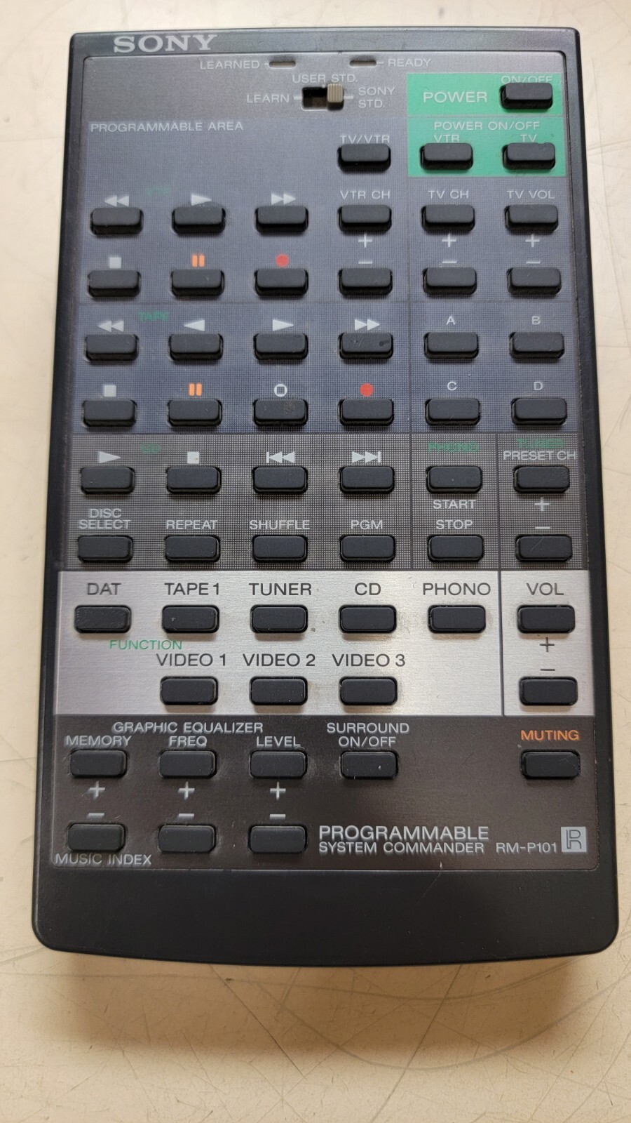 Sony RM-P101 Programmable System Commander Remote Control | eBay