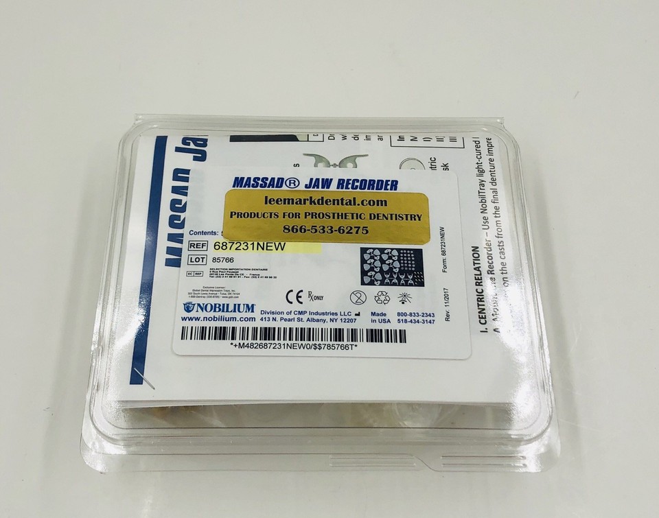 Massad Pack LIMITED Special Pricing!! Dentate Trays Lip Ruler Jaw ...