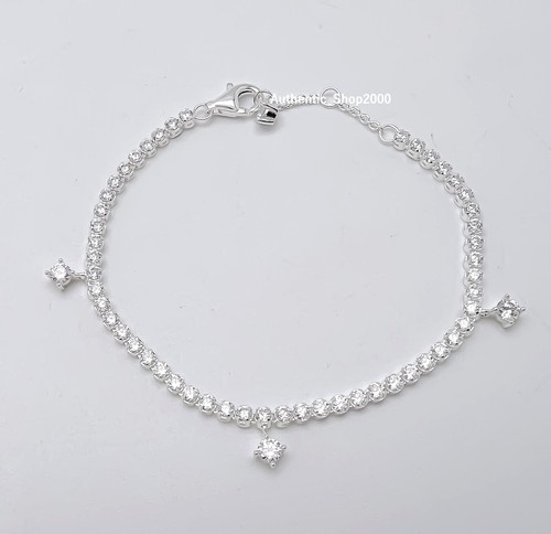 NEW 100% PANDORA 925 CZ Crystal Sparkling Drops Tennis Bracelet ...